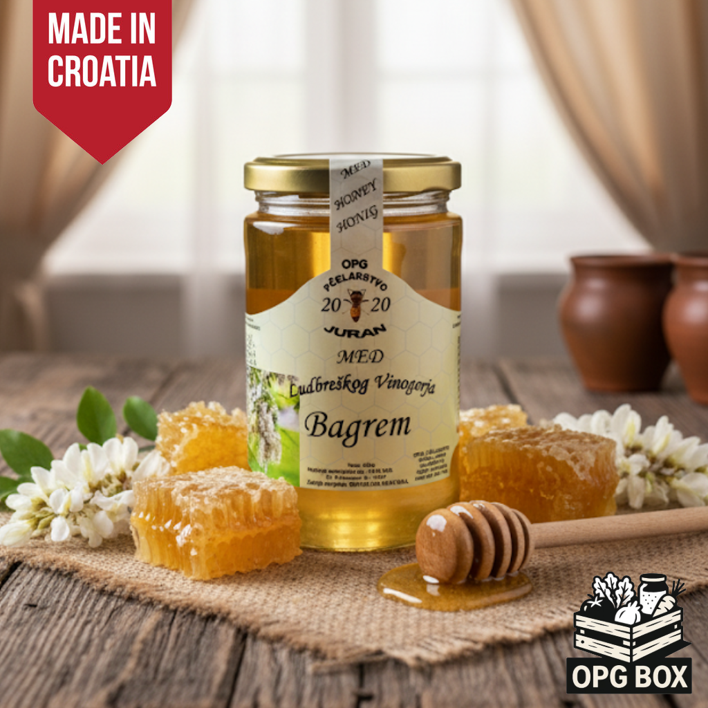 Bagremov med 900g – OPG Box