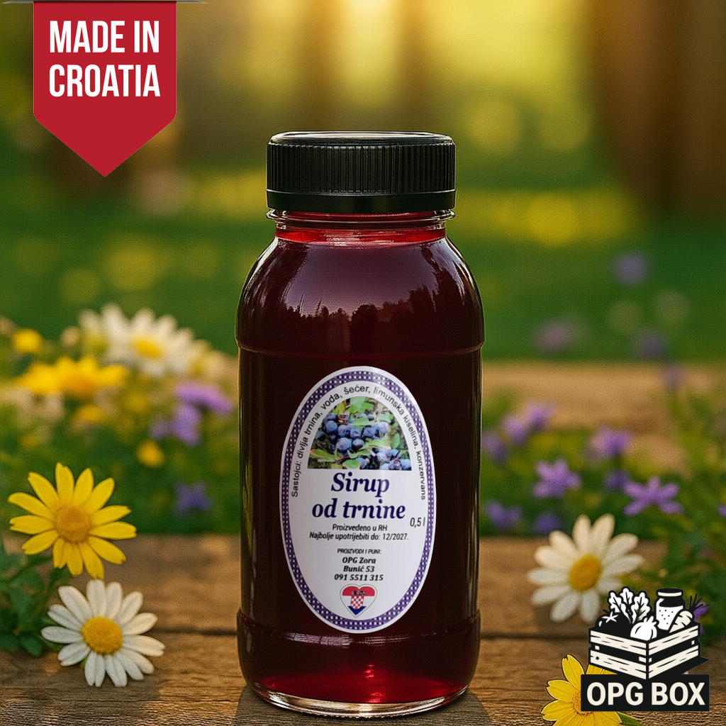 Sirup od trnine 500ml – OPG Box